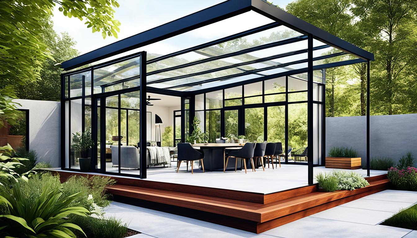 Plat Dak Veranda Maken